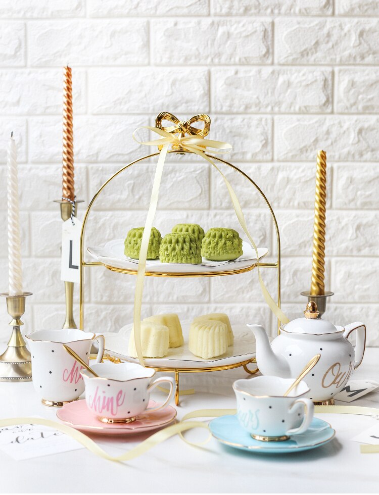 Gold Afternoon Tea Cup Saucer Set Coffee Cup Tea p... – Grandado