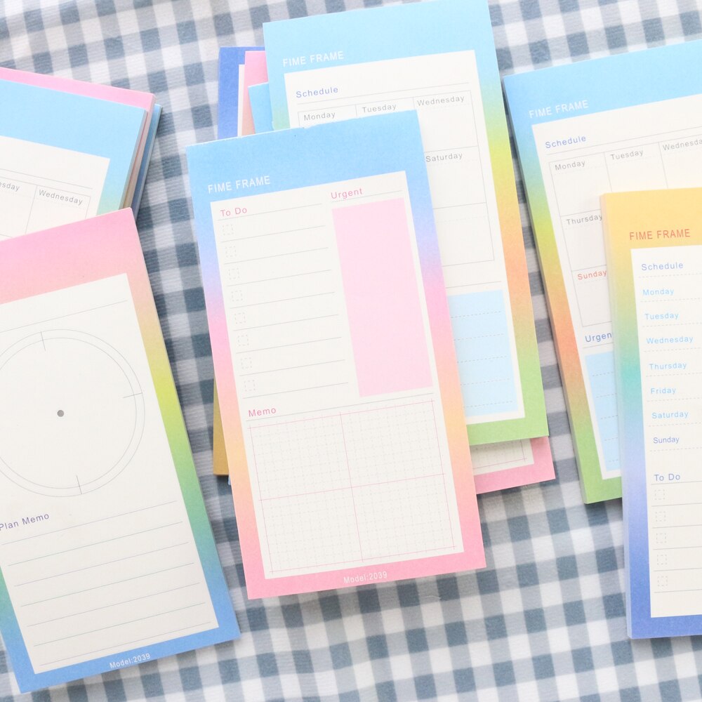 Domikee cute undated planner notepad school studen... – Grandado