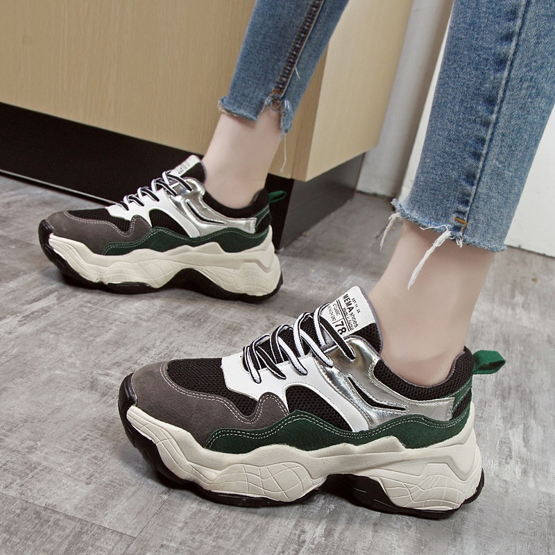 Plus velvet sneakers ins black women's sneakers fe... – Grandado