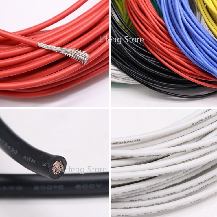 UL3135 Silicagel Draad 24AWG Elektrische Siliconen... – Vicedeal