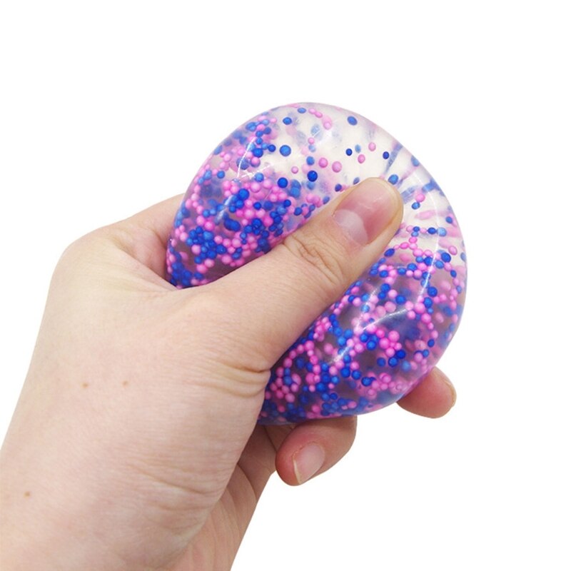 Spongy Rainbow Ball Toy Spongy Bead Stress Ball To... – Vicedeal