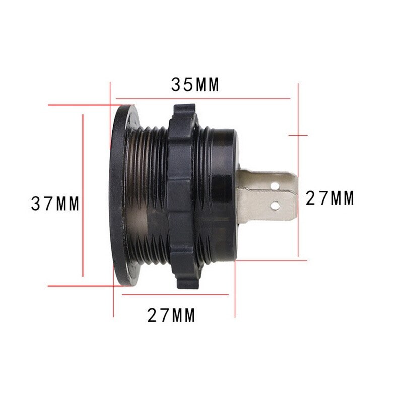 DC 12V Voltmeter Volt Meter Manometer Farbe LED Di... – Vicedeal