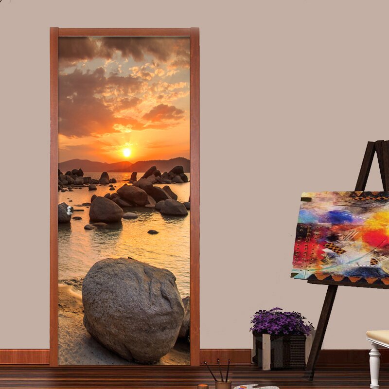 PVC Self-Adhesive Waterproof Wall Door Sticker 3D ... – Grandado
