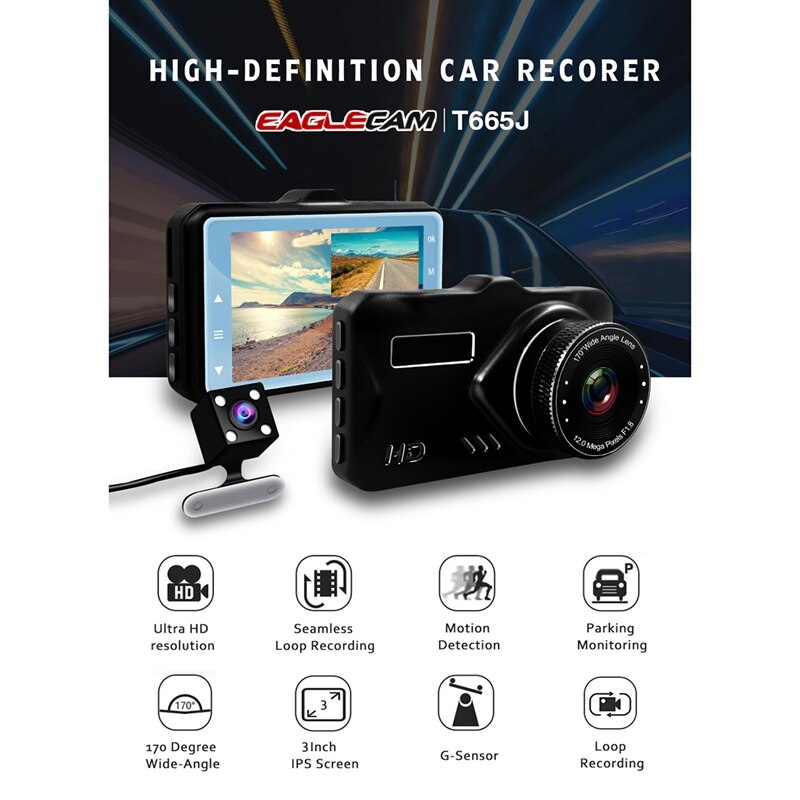 1080P 3 Inch Fhd Camera Cam Recorder Dvr Dashboard... – Vicedeal