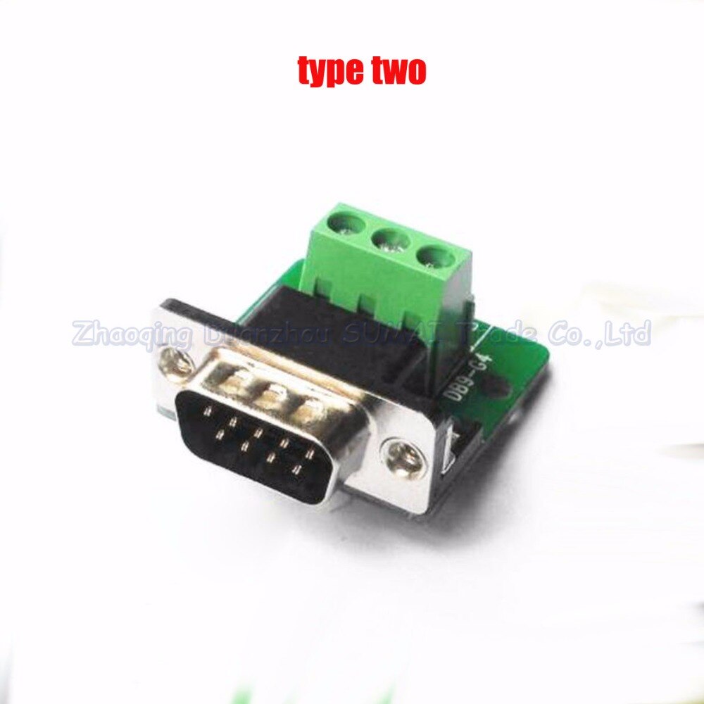 Male RS232 Serial port turn to wire terminals DR9 ... – Vicedeal