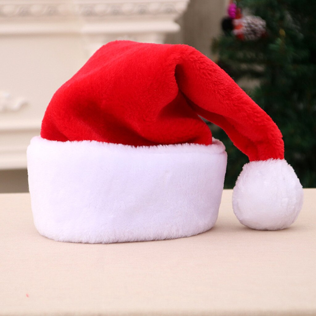 Santa Christmas Hat Cap Adult Children Party Decor... – Grandado