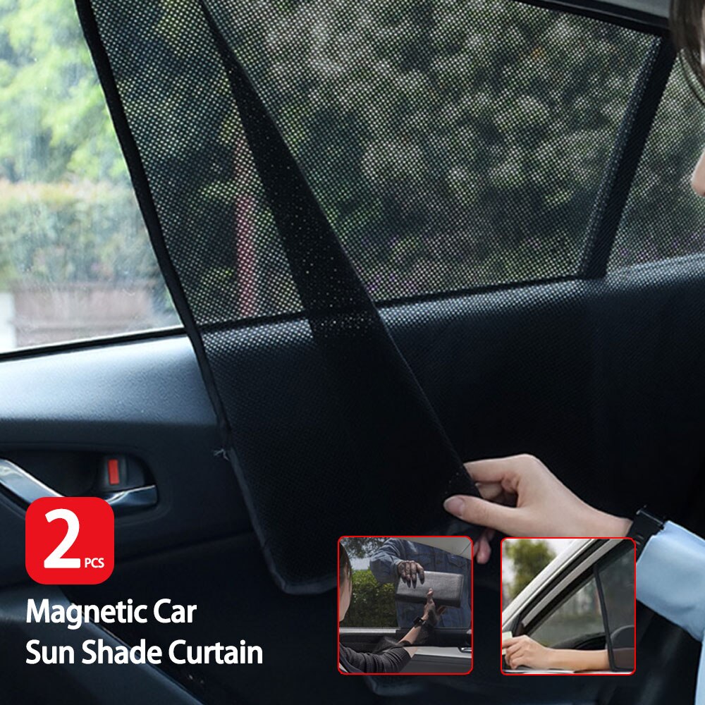 Auto Zonnescherm Uv Bescherming Magnetische Auto G... – Grandado