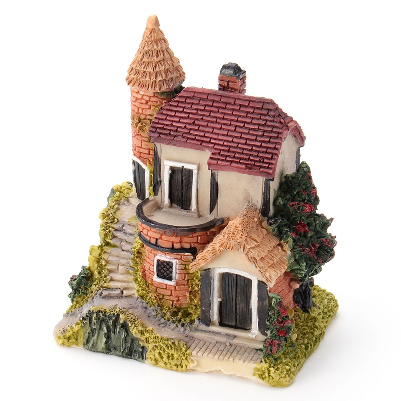 Vintage Mini Resin House Miniature House Fairy Gar... – Vicedeal