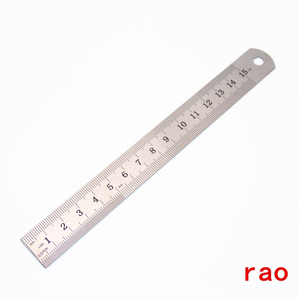 You 15cm Stainless Steel Metal Straight Ruler Rule... – Grandado
