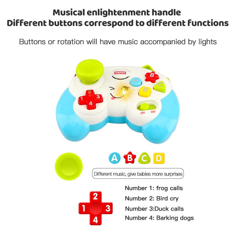 Baby Educational Toys Sound Light Multi-Function E... – Vicedeal
