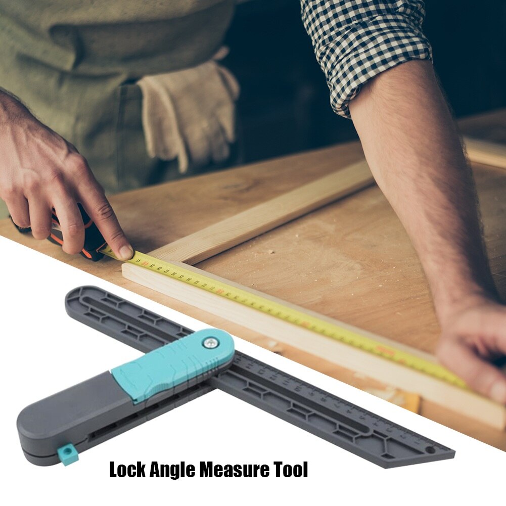 Lock Angle Measure Tool Plastic Edge Angle Ruler w... – Vicedeal