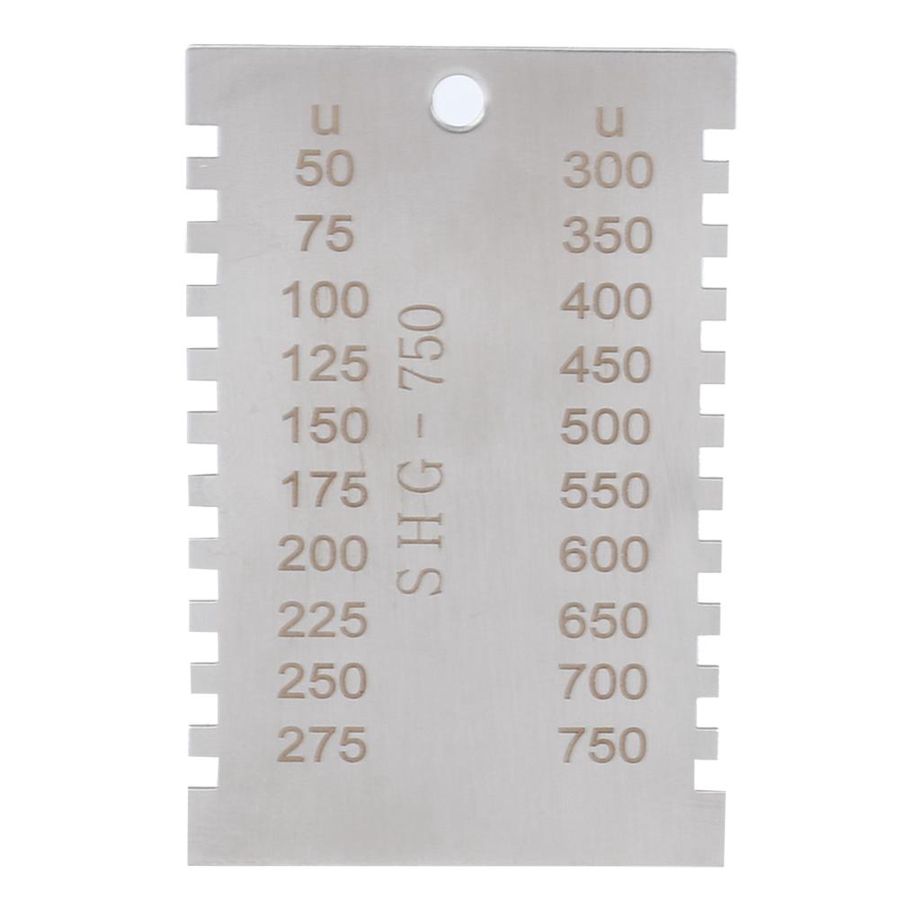 50-750um Thickness Gauge Stainless Steel Rectangul... – Grandado