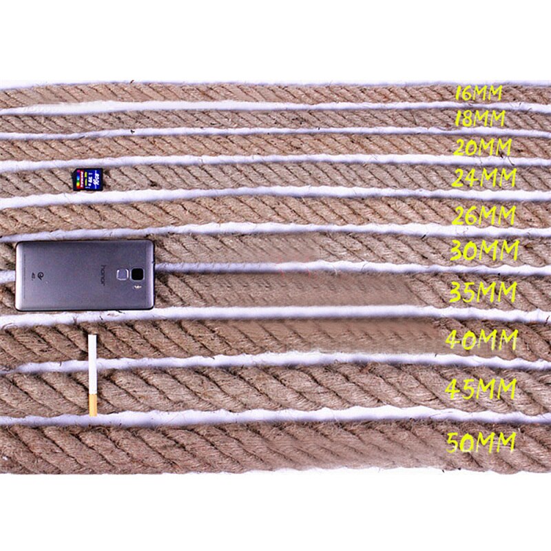2m 5m DIY Handmade Twisted Push-pull Jute String M... – Vicedeal