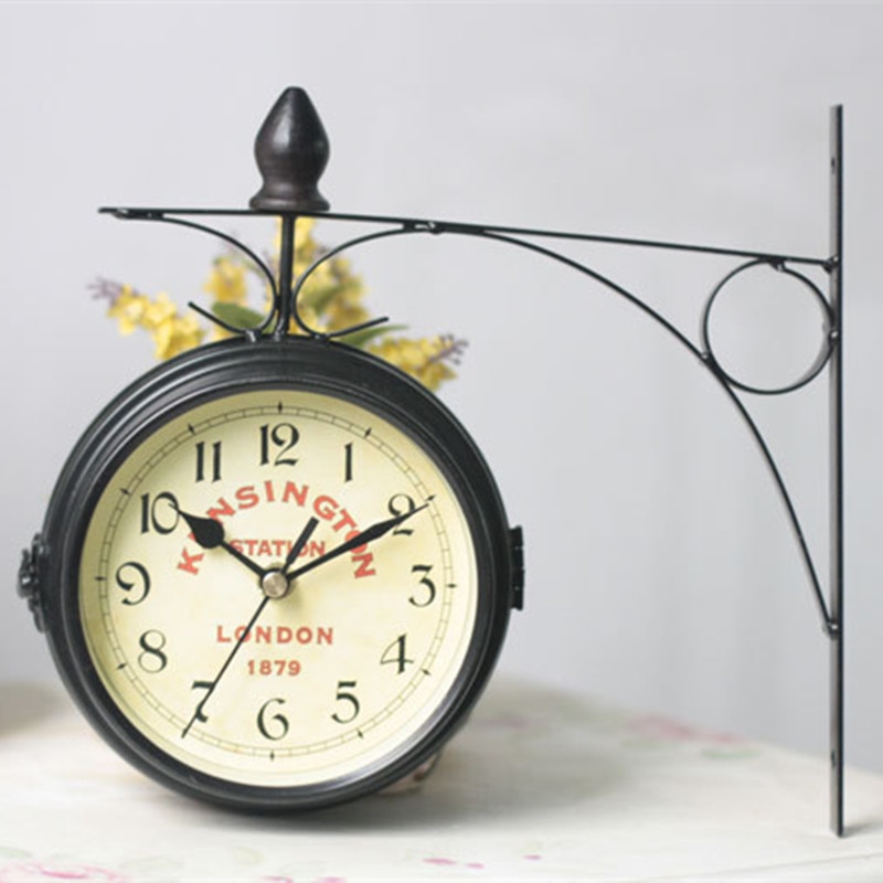 Double-sided Wall Clock Saat Clock Reloj Duvar Saa... – Grandado