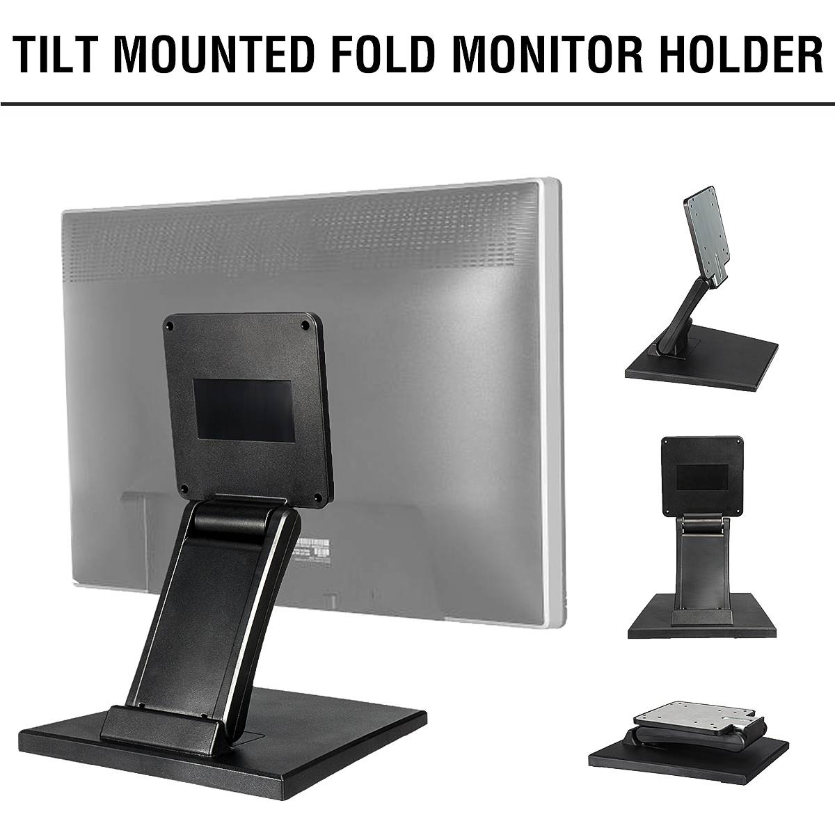 1Pcs Plastic Tilt Mounted Fold Monitor Holder Rota... – Grandado