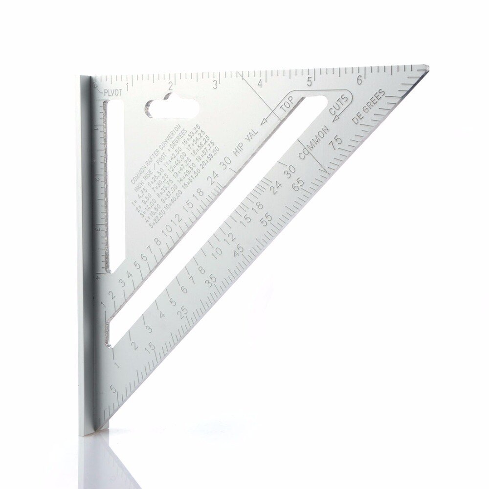 7 Inch Aluminum Alloy Measuring Ruler Woodworking ... – Grandado