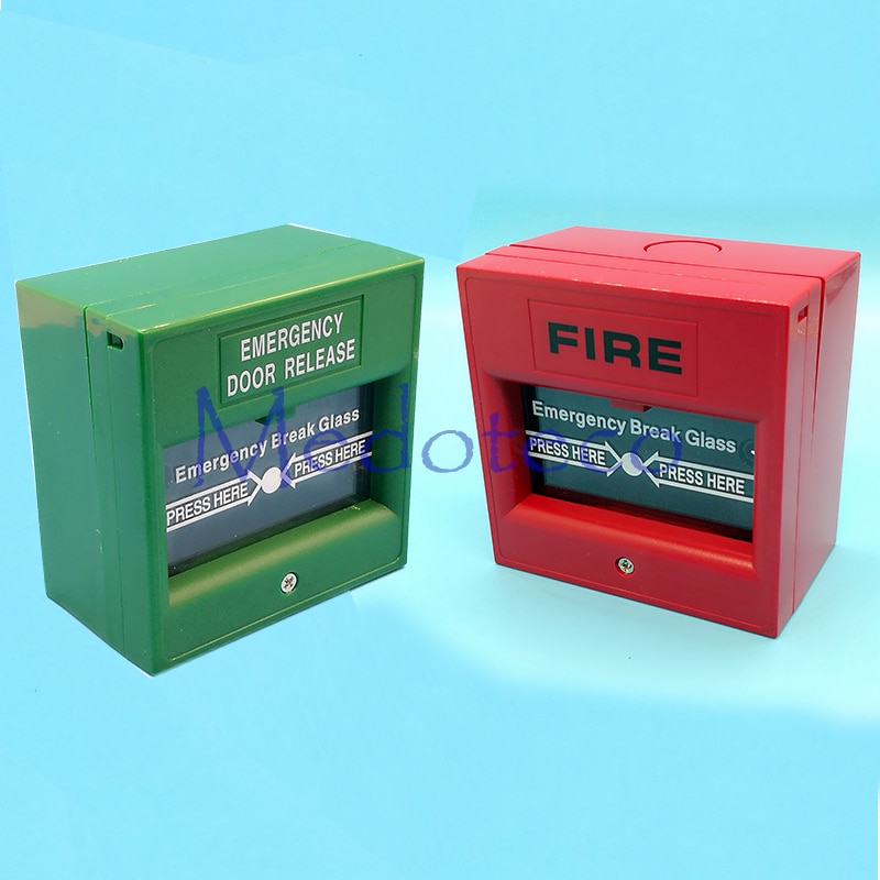 Red and Green Color 2 PCS Fire Emergency Break Gla... – Vicedeal