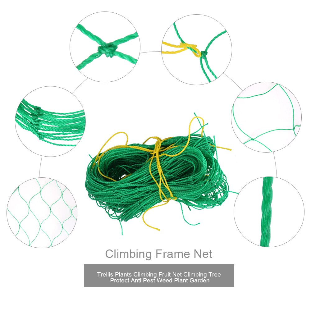 Garden Green PE Trellis Netting Support Climbing B... – Vicedeal