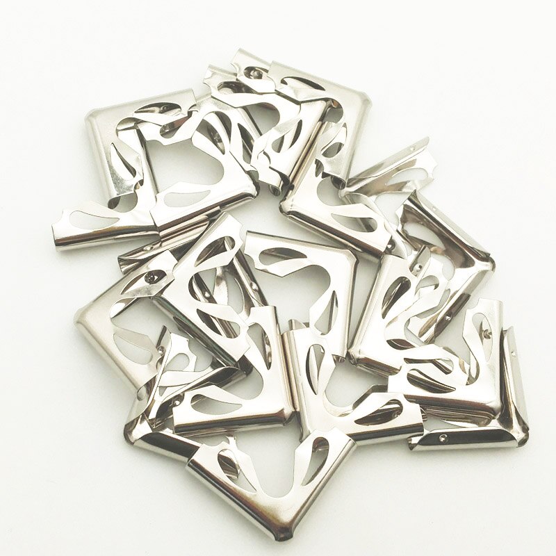 50PCS/Lot 22X22X6mm Silver Metal Book Corners For ... – Grandado