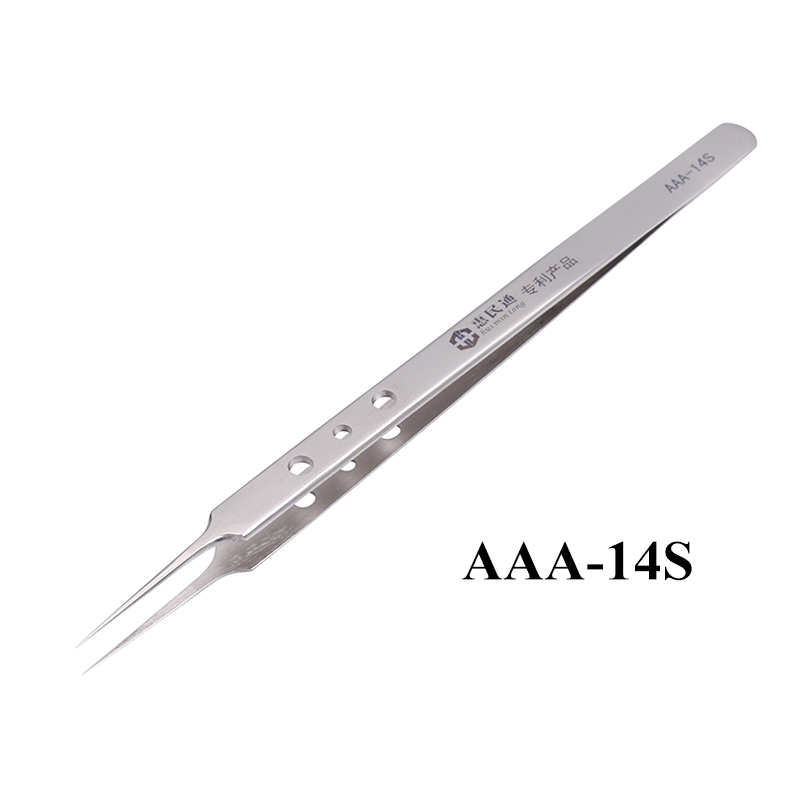 Ultra Precision Tweezers Curved Straight Tip Stain... – Vicedeal