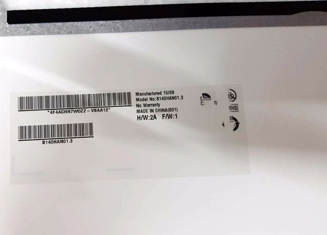 14"inch LED LCD screen 1920*1080 B140HAN01.3 30pin – Vicedeal