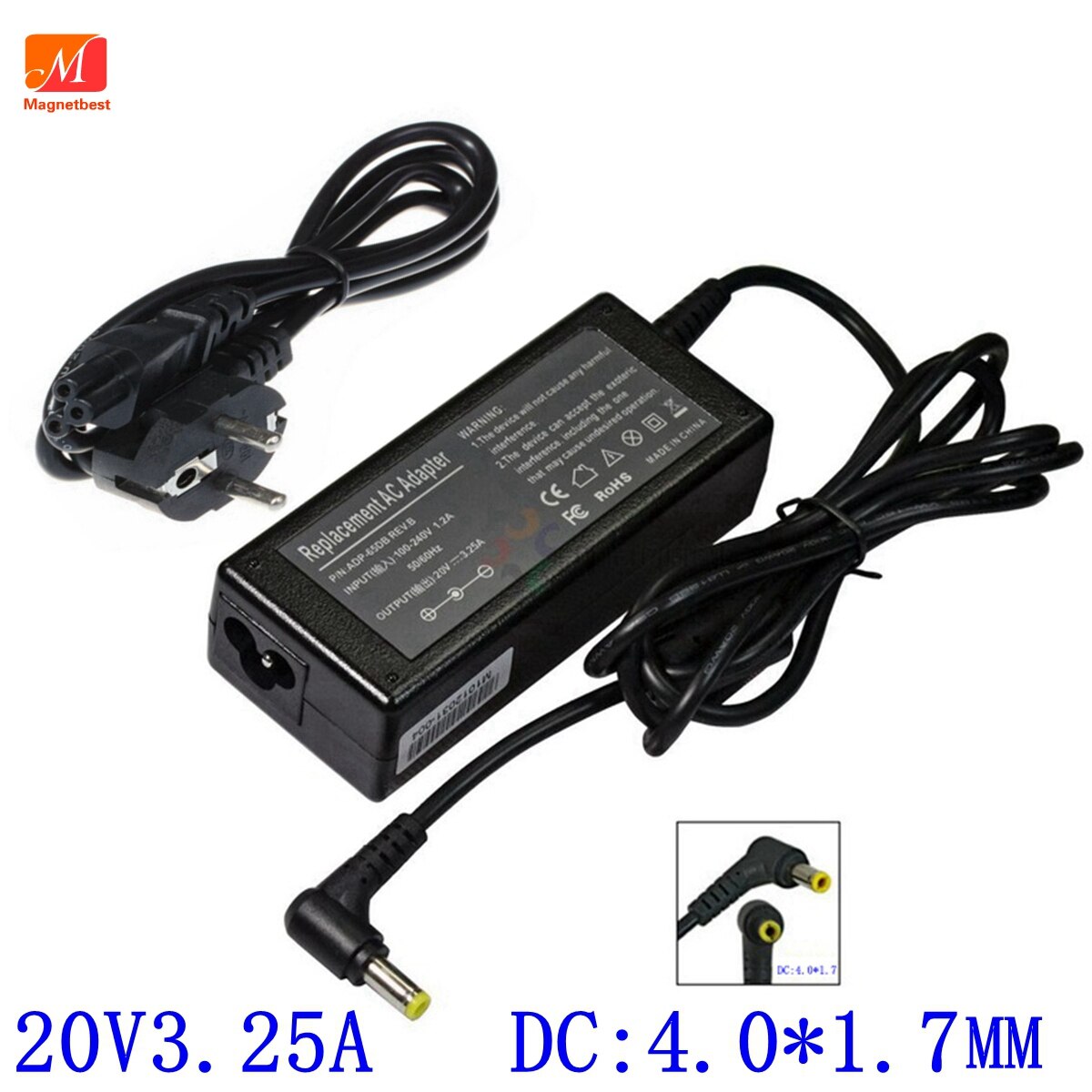 20V 3.25A 65W 4.0*1.7Mm Ac Laptop Lader Voor Lenov... – Vicedeal