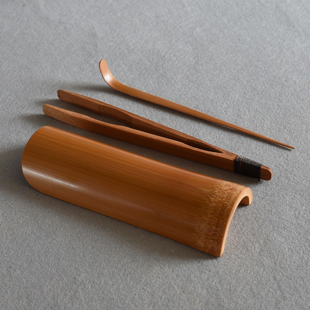 3PCS Bamboo Wood Tea Set Accessories Delicate Tea ... – Grandado