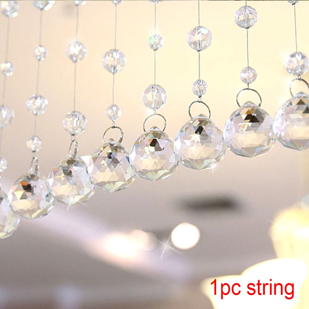 Crystals Glass Beads String Curtain Window DIY Wal... – Grandado