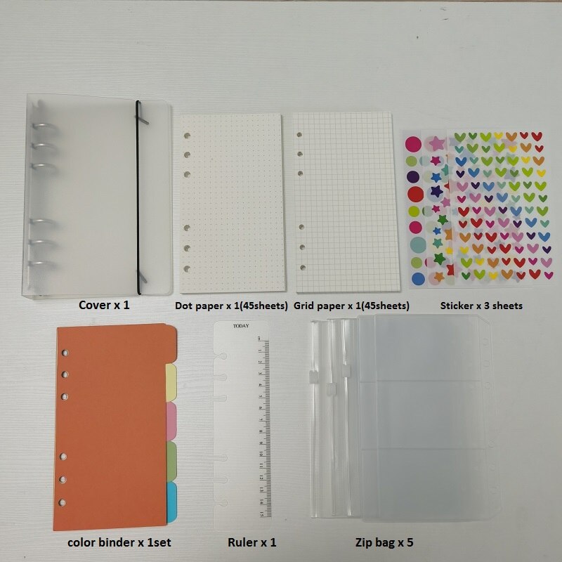 B5 A5 A6 A7 Pp Frosted Diari Notebook Hardcopy Tra... – Grandado