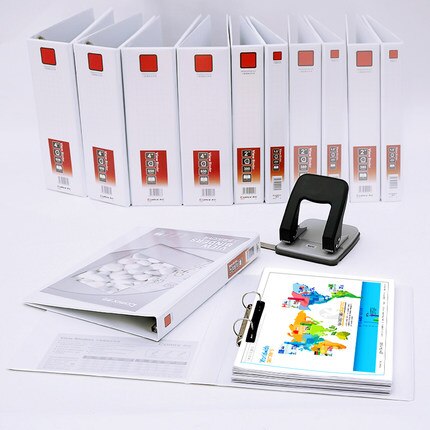 16mm thick a4 punching folder two holes three hole... – Grandado