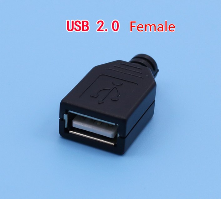 1 Pair USB Connector Male & Female DIY 2.0 Micro C... – Grandado