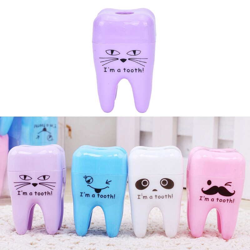 Super Cute Tooth Pattern Pencil Sharpener School K... – Grandado