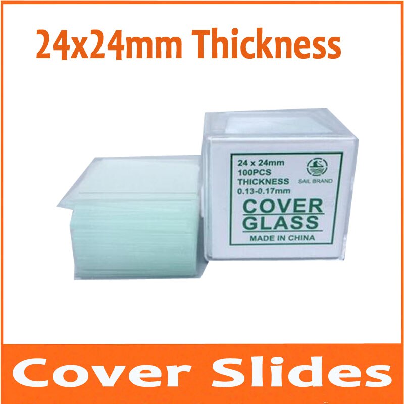 100pcs Optical 24x24mm Length Biomicroscope Micros... – Grandado
