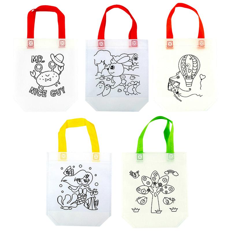 10pcs DIY Graffiti Tote Drawing Handbag Reusable N... – Grandado