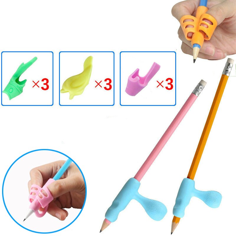Silicone Pencil Holder Pen Two finger Writing Aid ... – Vicedeal