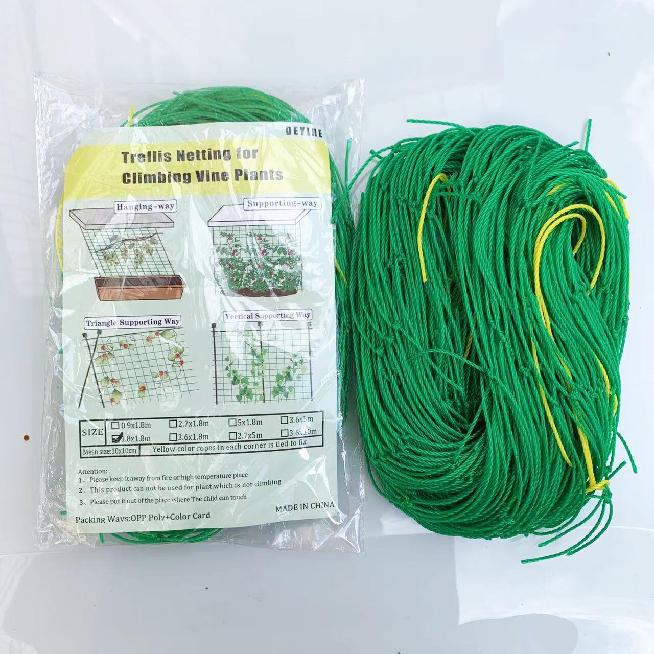 Garden Plants Climbing Net Heavy-Duty Trellis For ... – Grandado