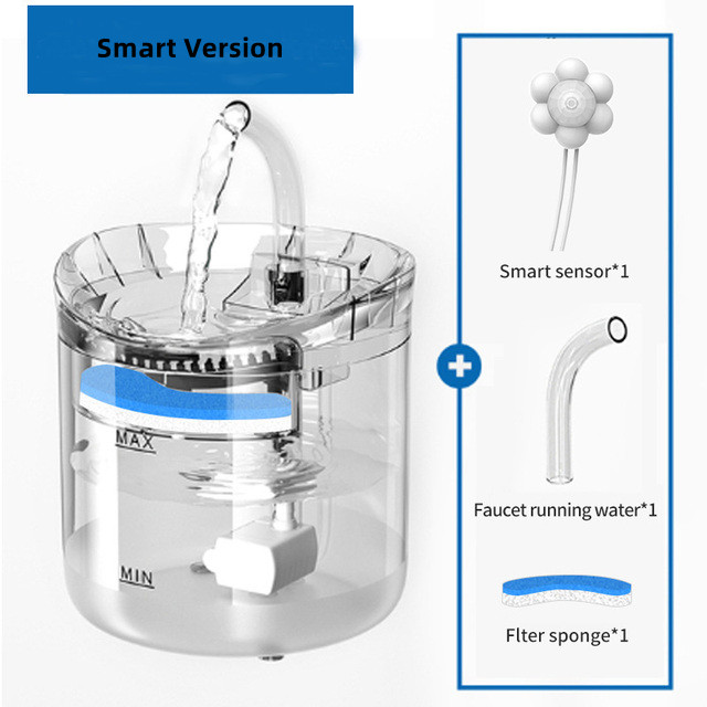 2L Kat Fontein Filter Automatische Sensor Drinker ... – Grandado