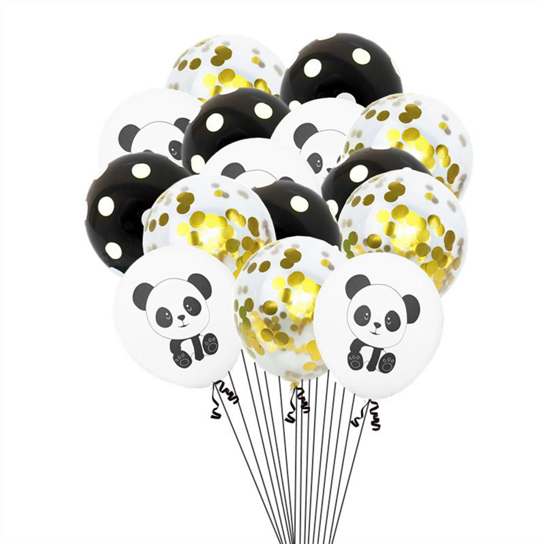 12 "panda cartoon printed latex balloons 10pcs bam... – Grandado