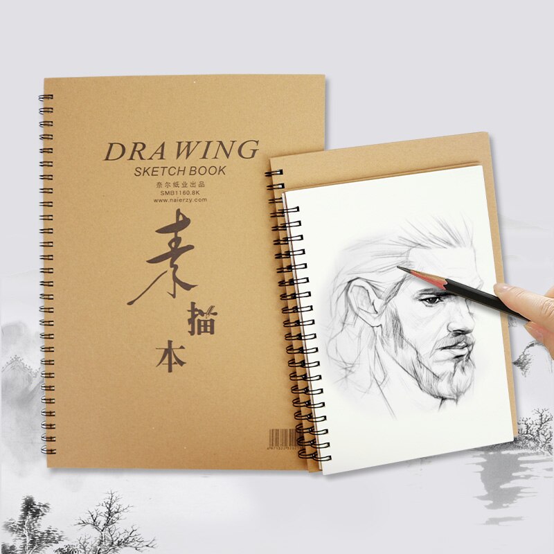 Koeienhuid Papier Schetsboek 16 K/A4/8 K Journal P... – Grandado