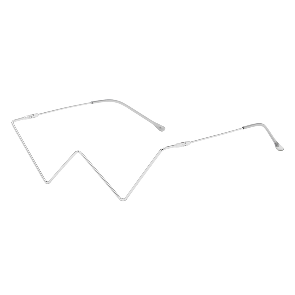 Luxury Diamond Eyeglasses with Metal Frame Without... – Grandado