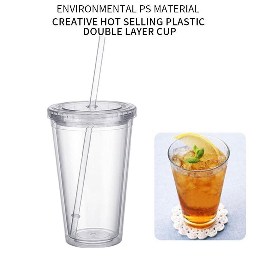 1PCS Double walled Ice Cold Drink Coffee Juice Tea... – Grandado