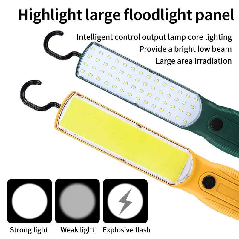LED COB Torch Work Light Portable Auto Repairing L... – Grandado