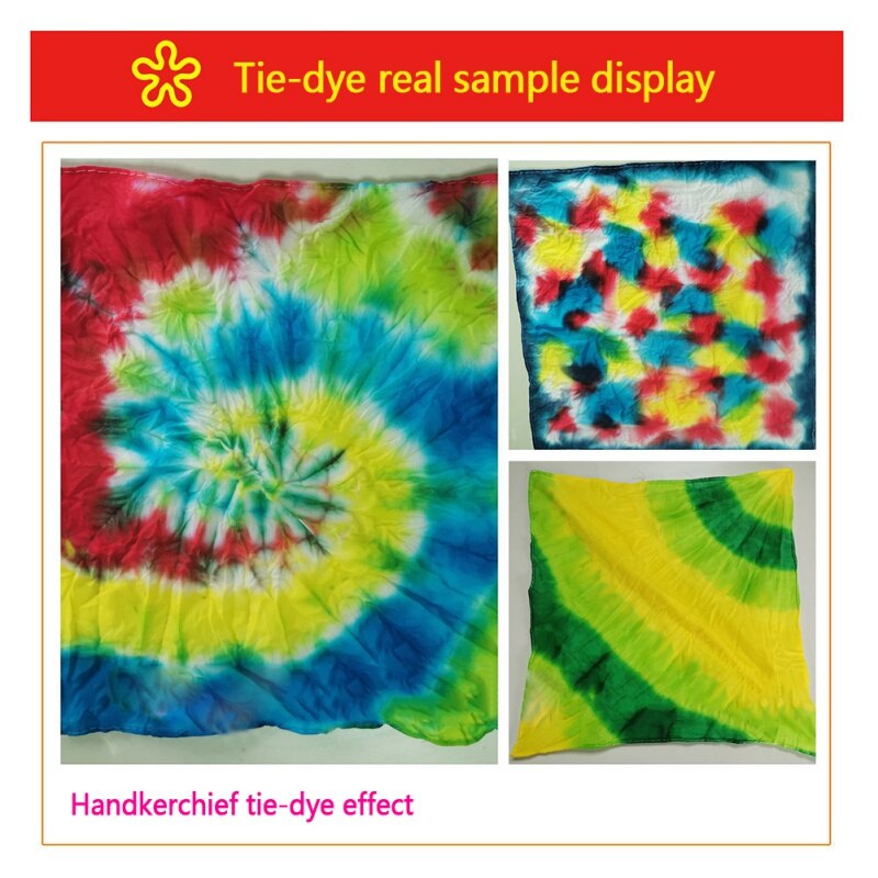 12pcs One Step Tie Dye Kit Vibrant Fabric Textile ... – Vicedeal
