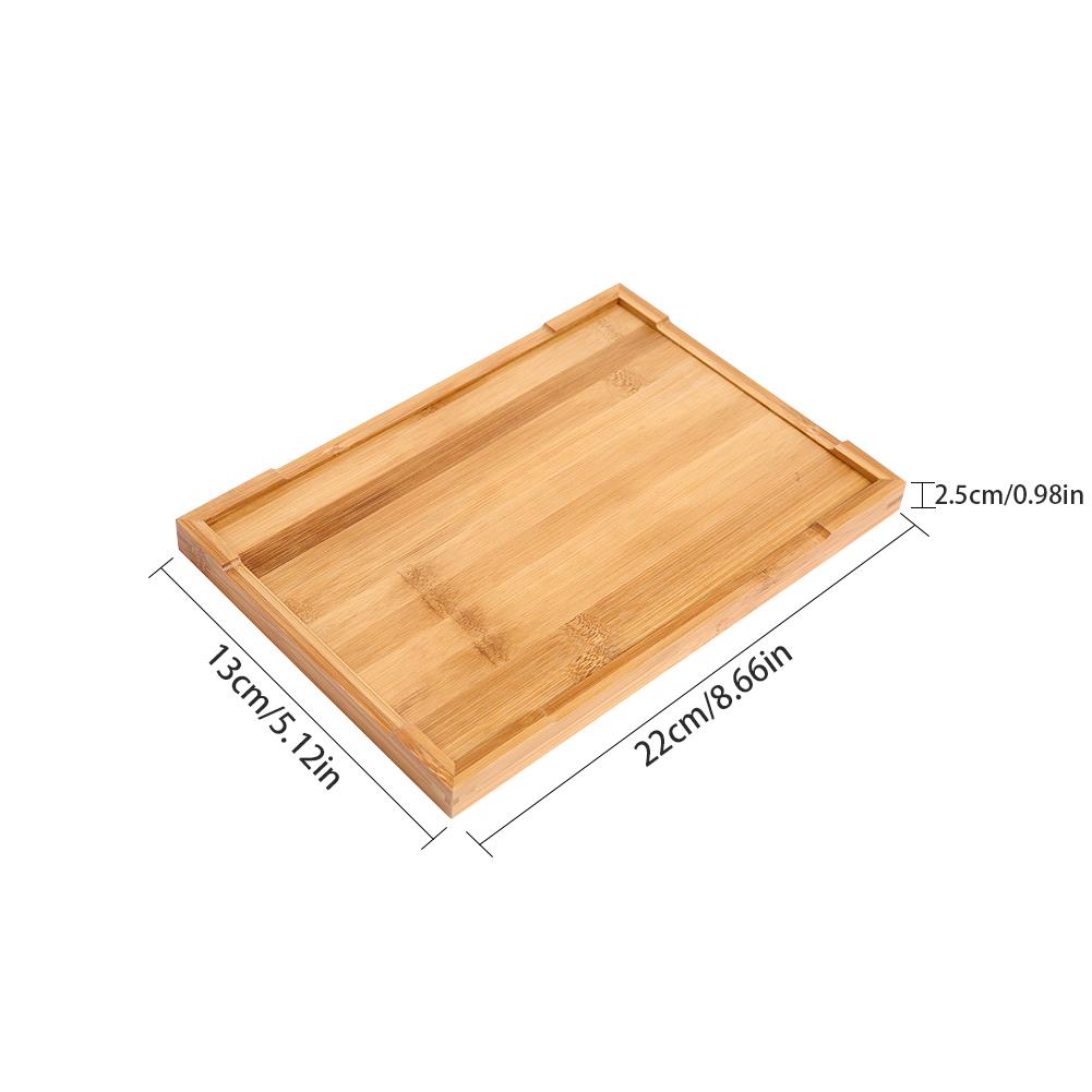 Wooden Tea Set Tray Rectangular Japanese Style Bam... – Grandado