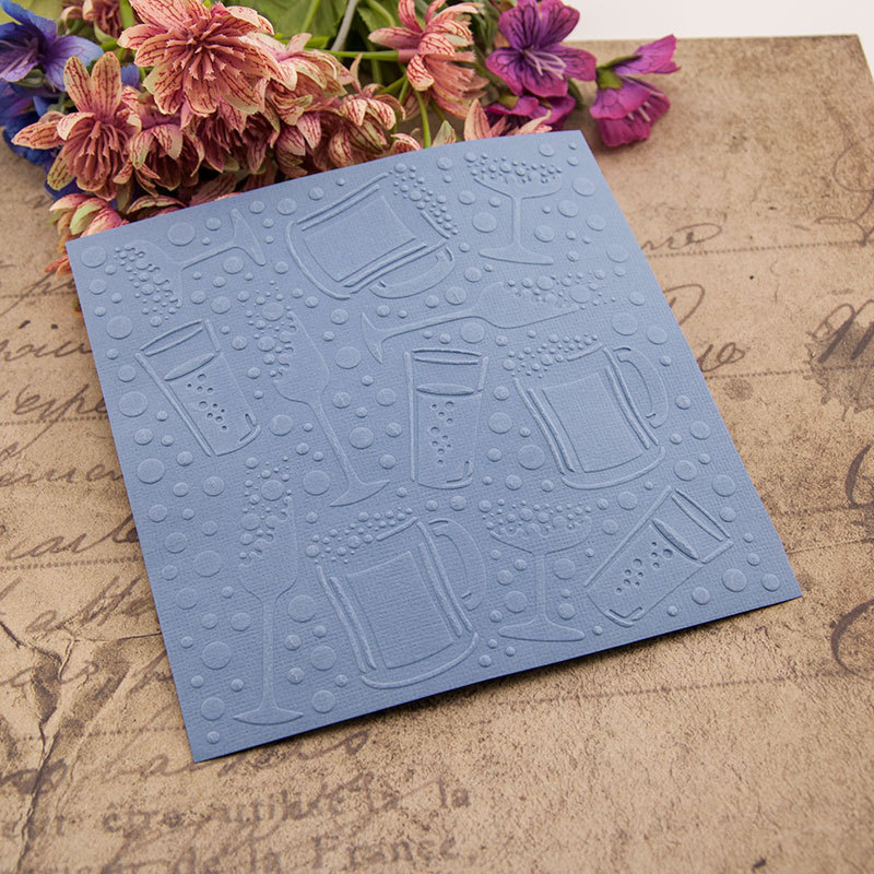 HAPPY BIRTHDAY Plastic Embossing Folder For Scrapb... – Grandado