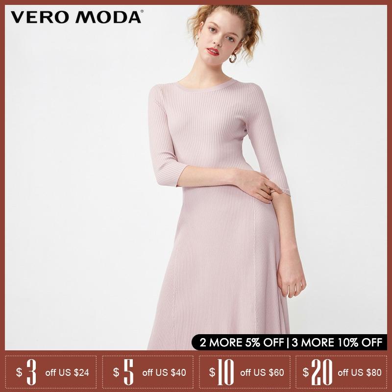 Vero Moda Women swing fishtail Slim knit dress | 3... – Vicedeal