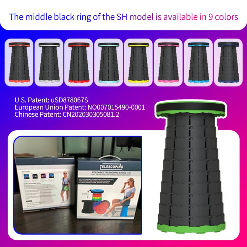 Outdoor Retractable Stool Fishing Chairs Portable ... – Vicedeal