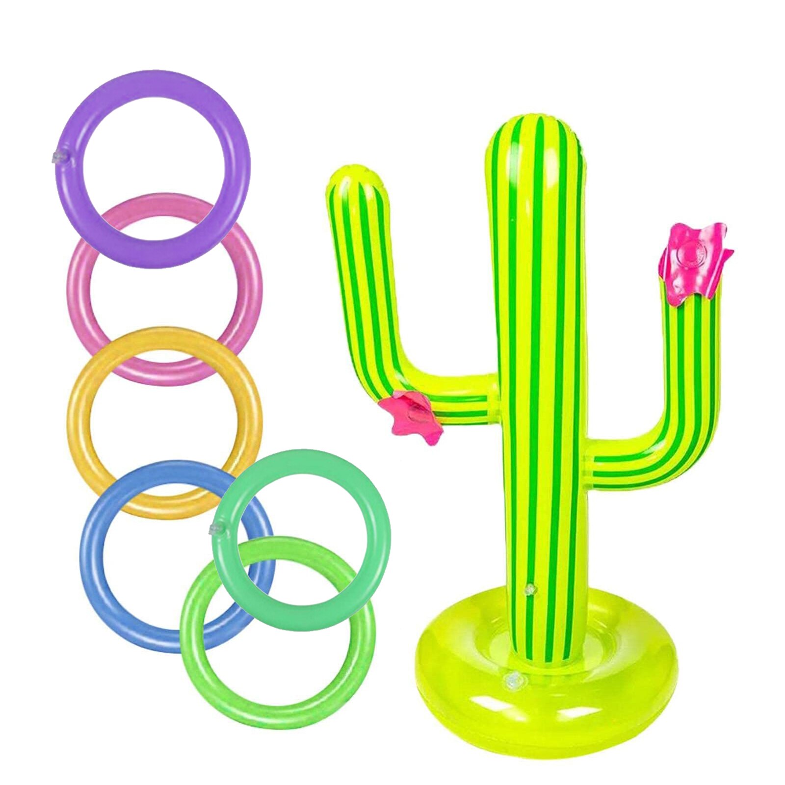 Opblaasbare Ring Toss Game Set Opblaasbare Cactus ... – Grandado