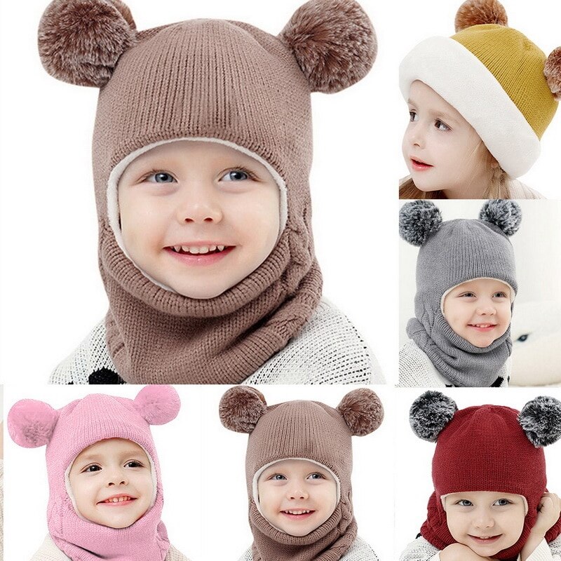 Sombreros de invierno para niños y niñas, gorros c... – Grandado