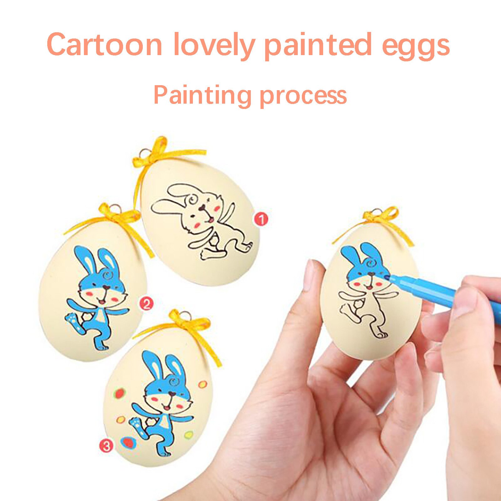 Egg Kids DIY Painting Color Egg Toy Children Baby ... – Grandado